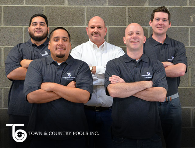 inground pool Service team | Town & Country Pools